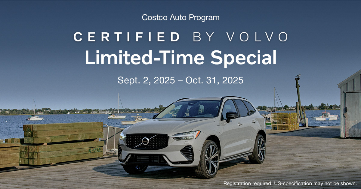 Certified by Volvo Limited-Time Special | Costco Auto Program